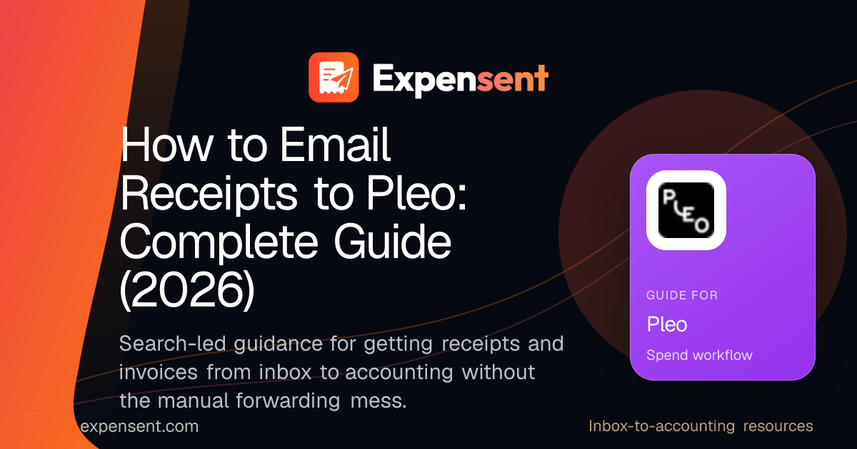 Email Receipts to Pleo: Fetch Inbox Setup (2026)